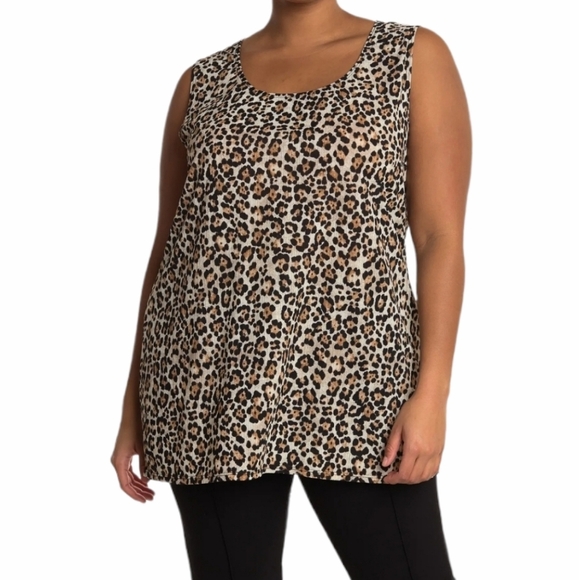 MARINA | Tops | Marina Made In Usa Leopard Print Tank Top | Poshmark